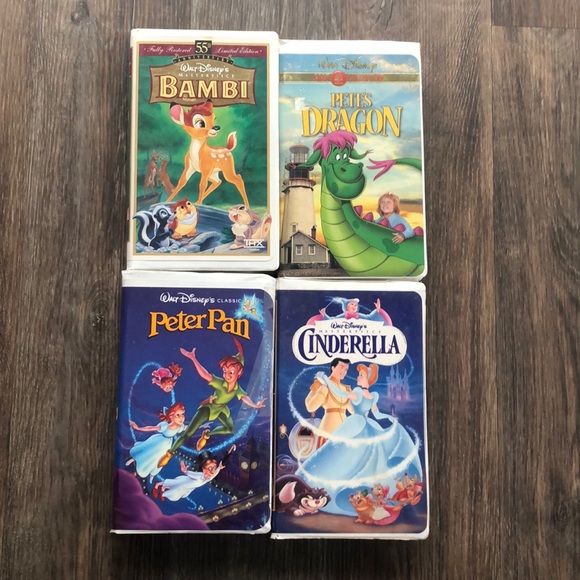 Disney | Other | Bundle Of 4 Vintage Disney Vhs Movies | Poshmark